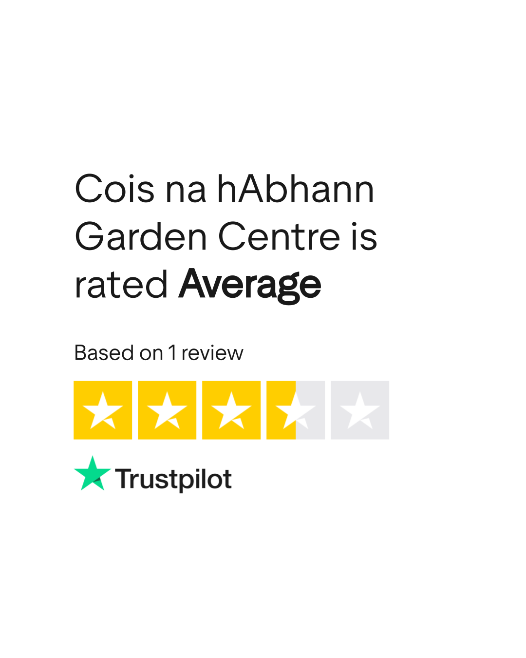 Cois na hAbhann Garden Centre Reviews | Read Customer Service Reviews ...