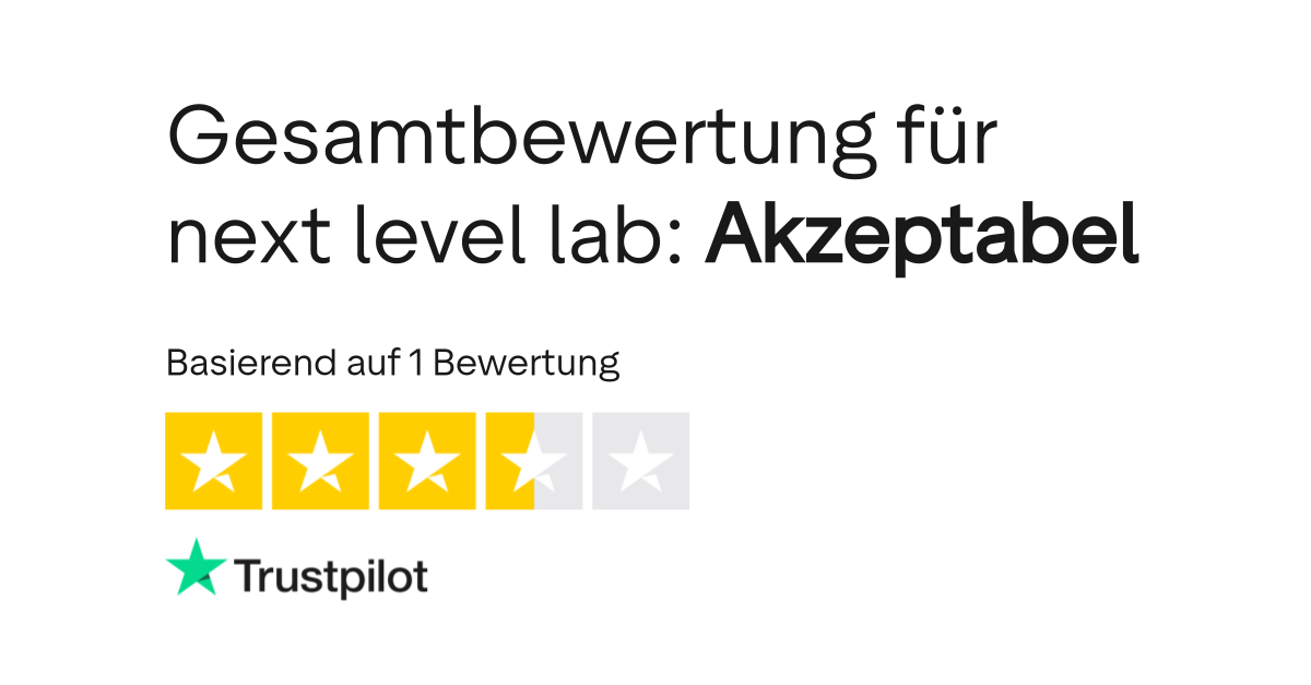 Bewertungen zu next level lab | Lesen Sie Kundenbewertungen zu next ...