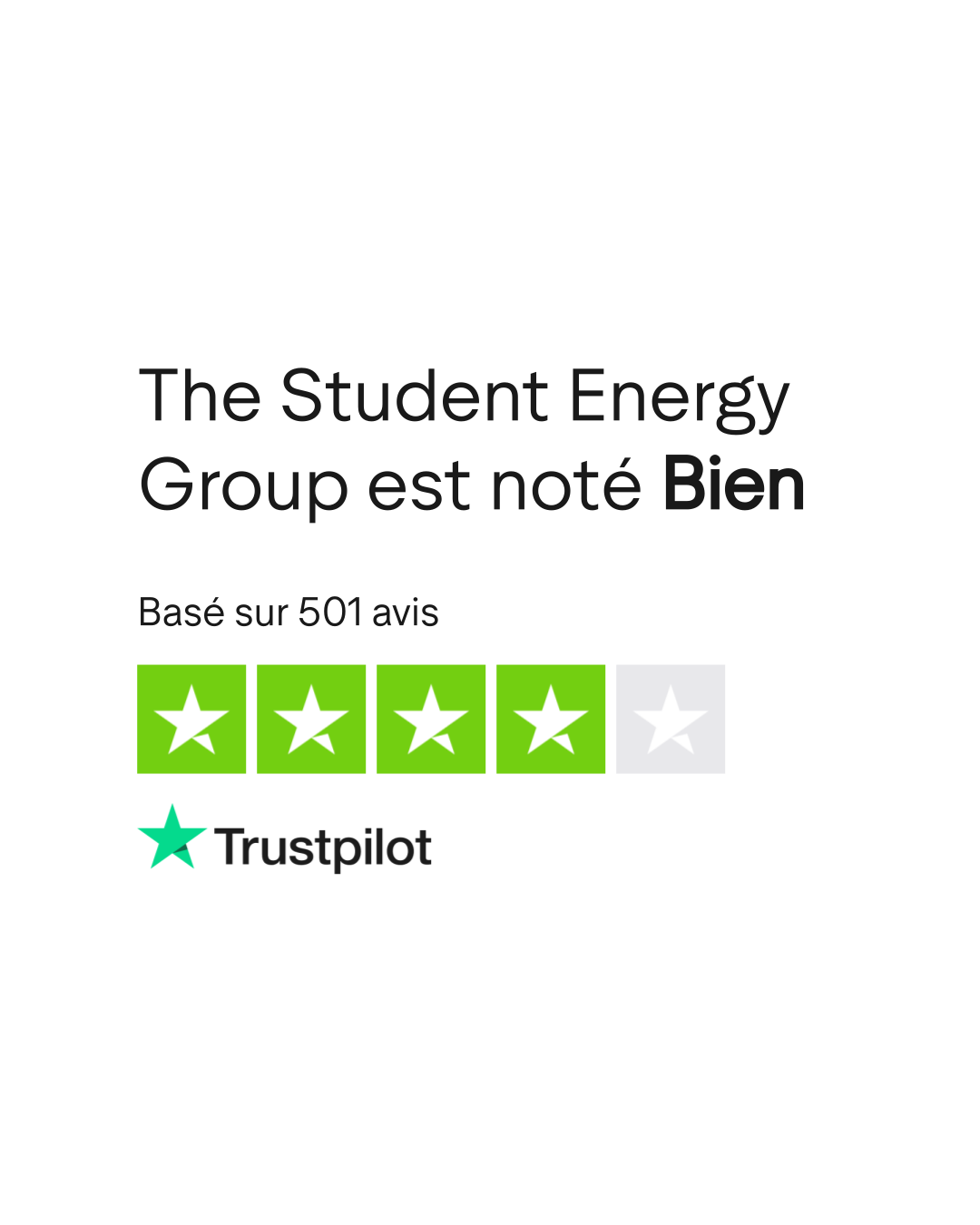 Avis de The Student Energy Group | Lisez les avis marchands de ...