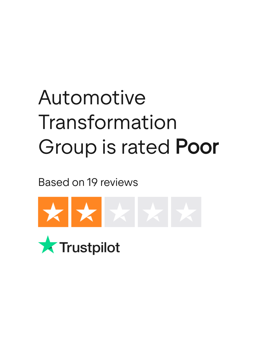 Automotive Transformation Group Reviews | Read Customer Service Reviews ...