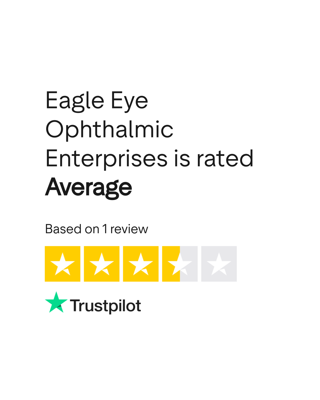 Eagle Eye Ophthalmic Enterprises Reviews | Read Customer Service ...