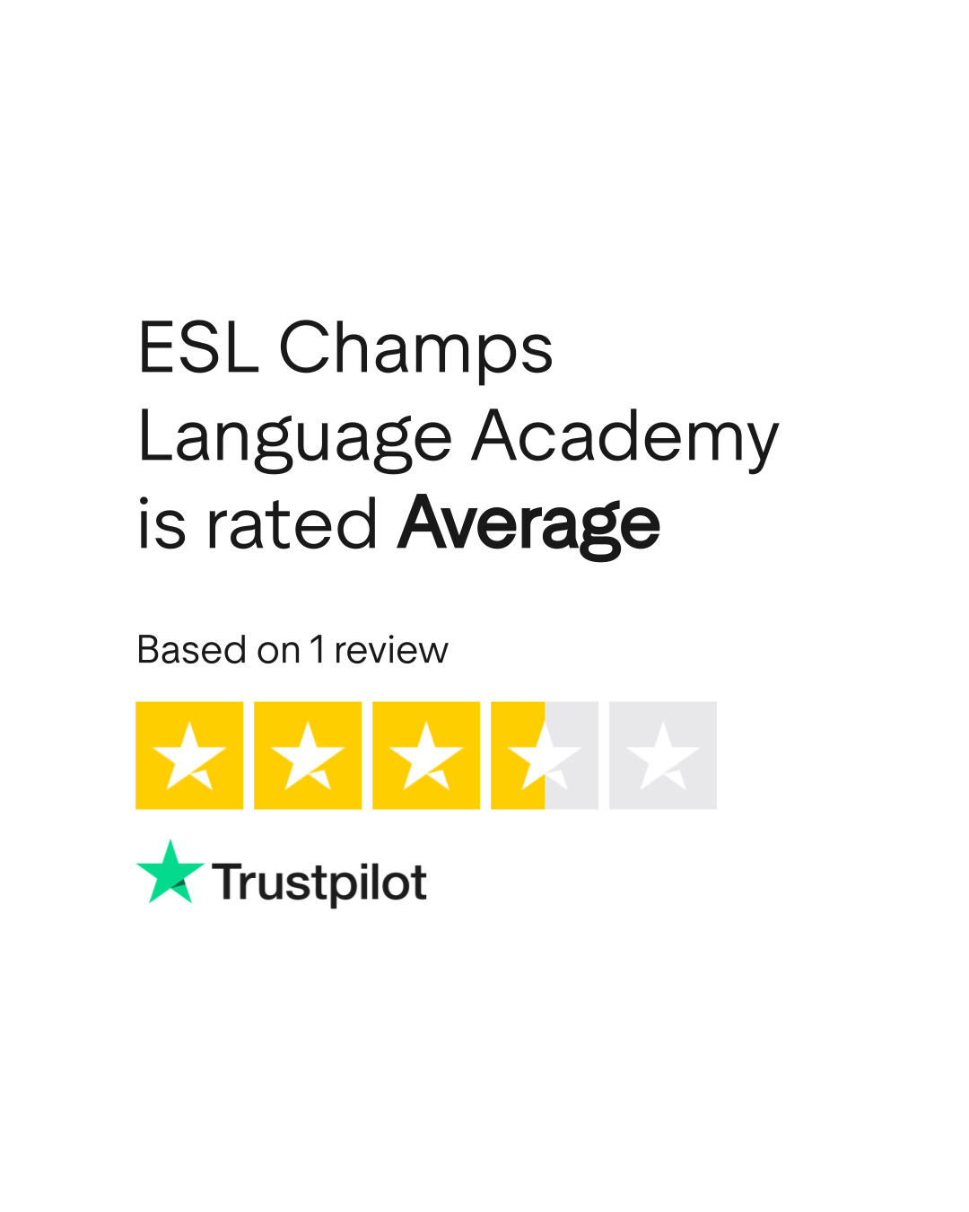 ESL Champs Language Academy Reviews | Read Customer Service Reviews of ...