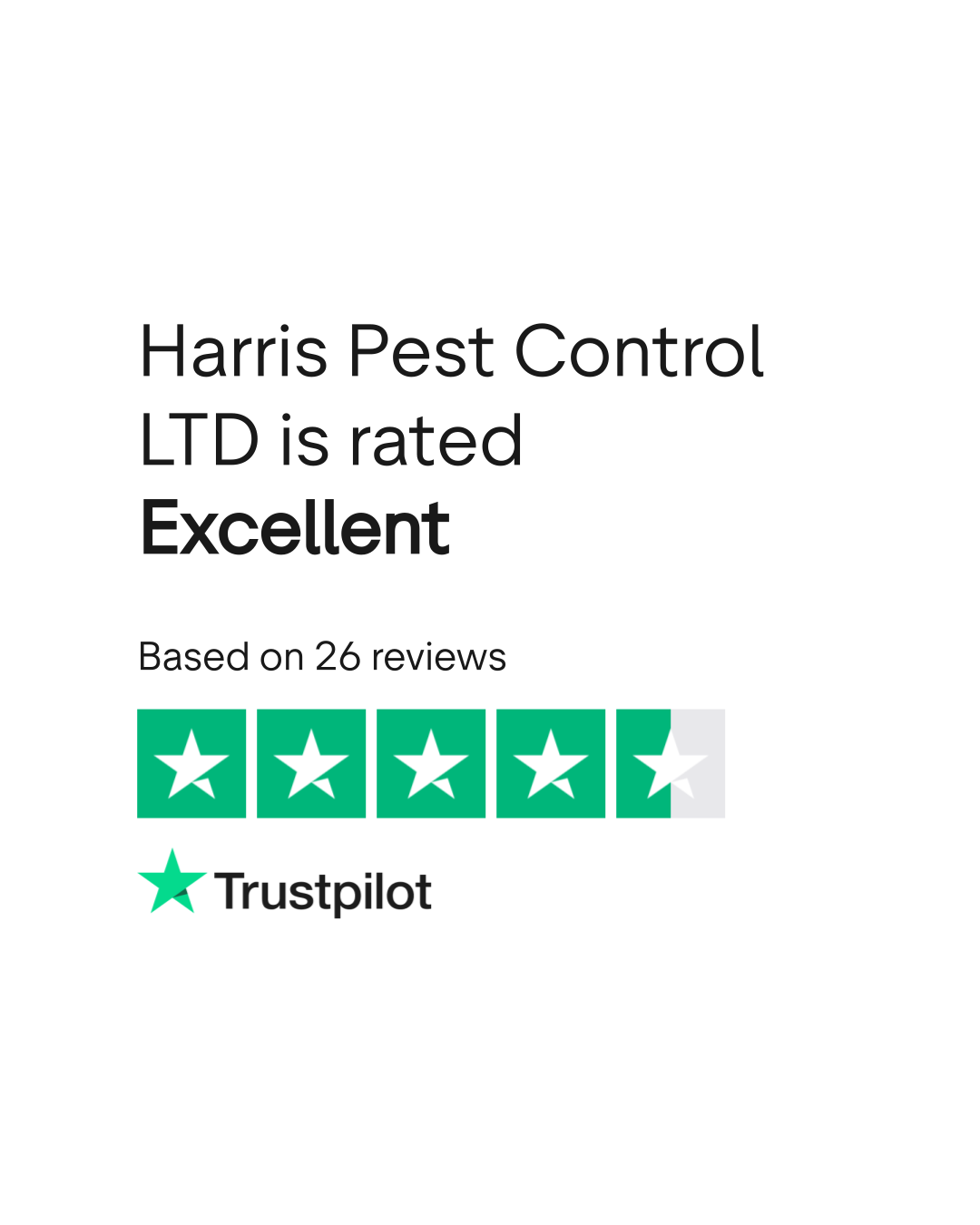 Harris Pest Control LTD Reviews | Read Customer Service Reviews of ...