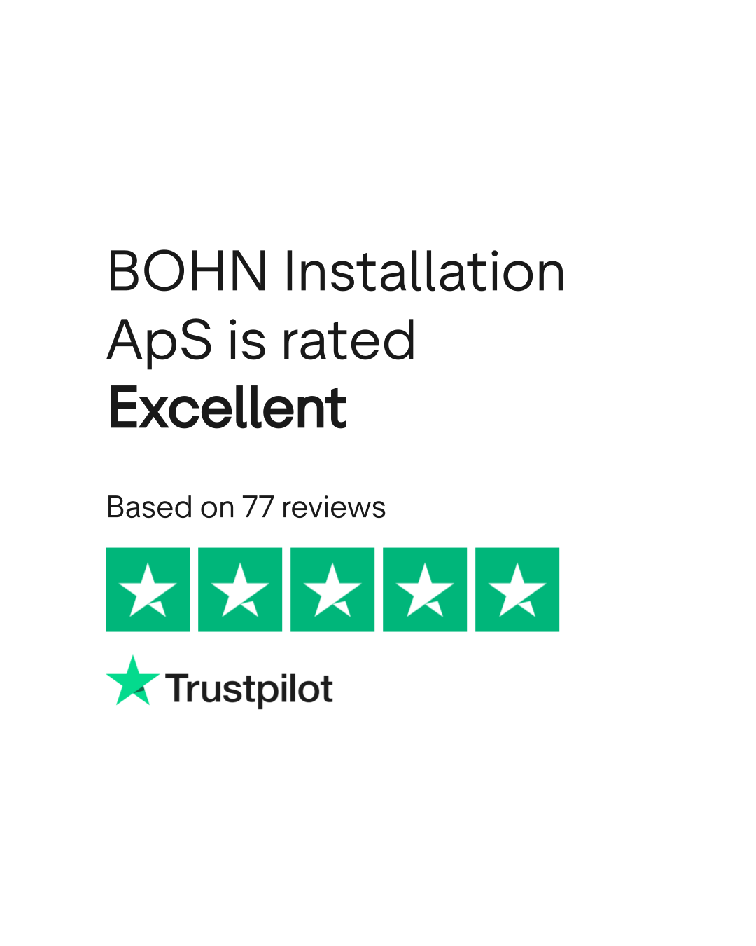 BOHN Installation ApS Reviews | Read Customer Service Reviews of ...