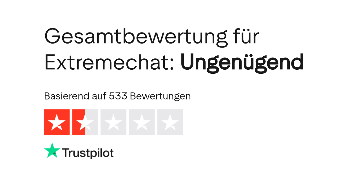 Bewertungen zu Extremechat | Lesen Sie Kundenbewertungen zu extremechat.com