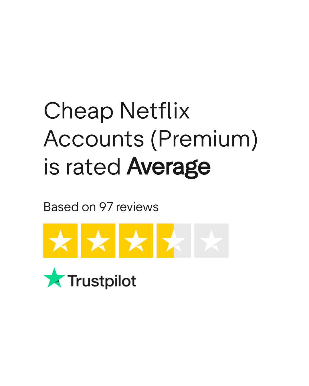 Cheap Netflix Accounts (Premium) Reviews | Read Customer Service ...