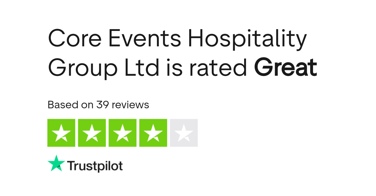 Core Events Hospitality Group Ltd Reviews | Read Customer Service ...
