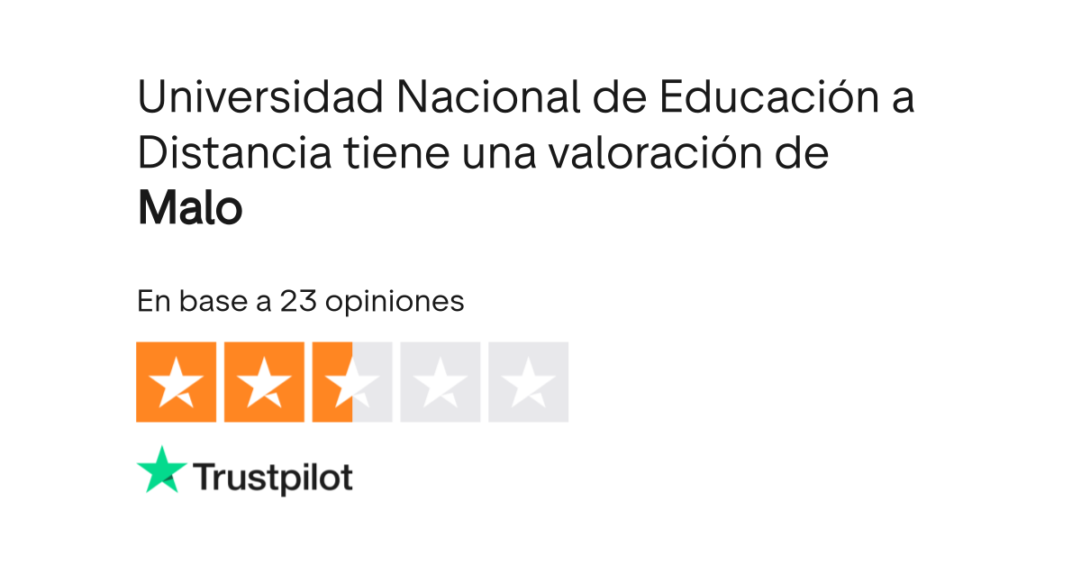 Opiniones sobre Universidad Nacional de Educación a Distancia | Lee las ...