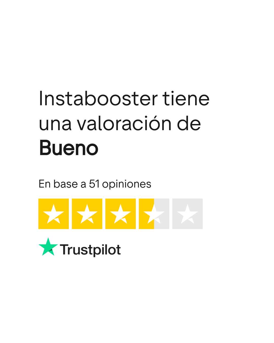 Opiniones sobre Instabooster | Lee las opiniones sobre el servicio de instabooster.es