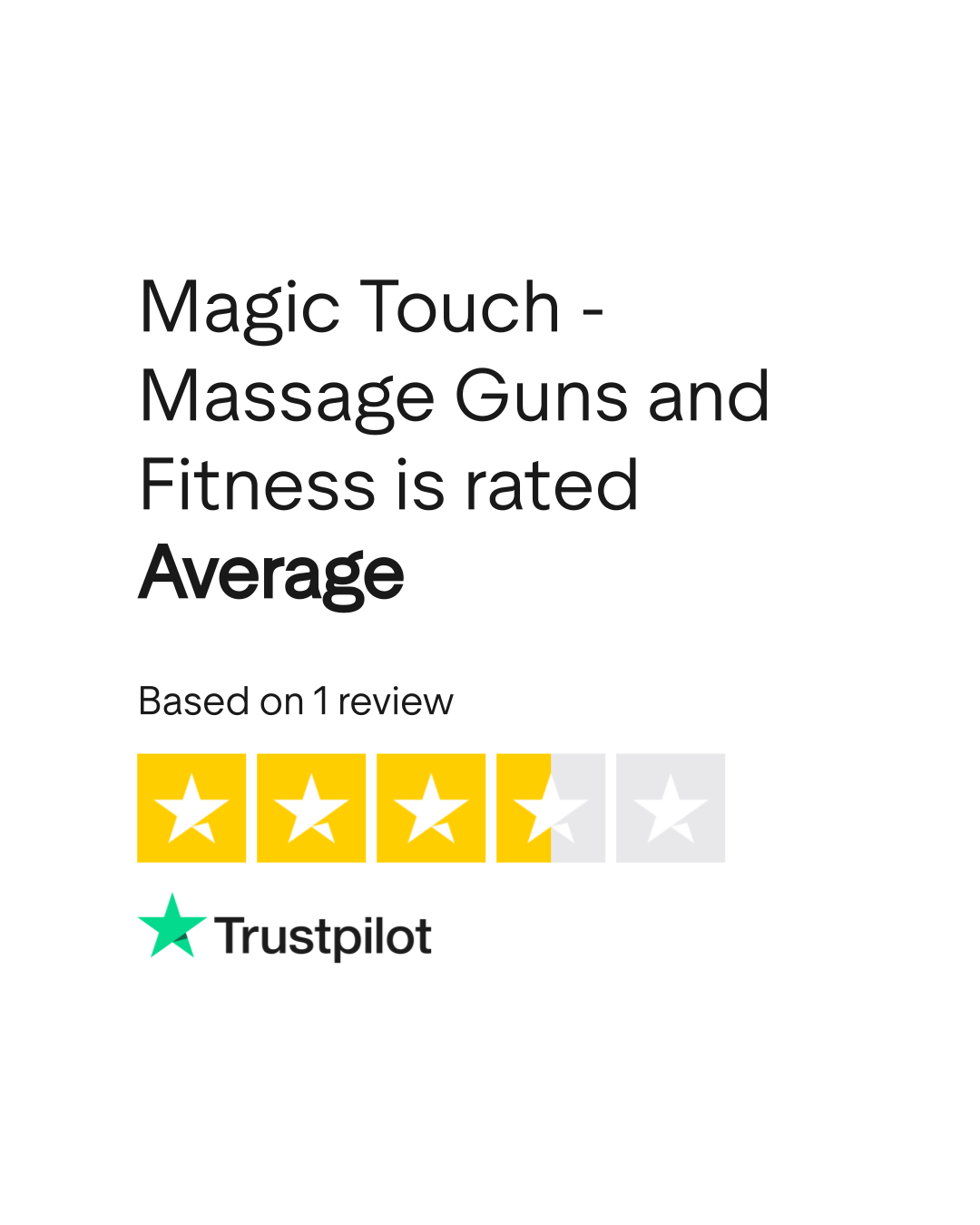 Magic Touch - Massage Guns and Fitness Reviews | Read Customer Service ...