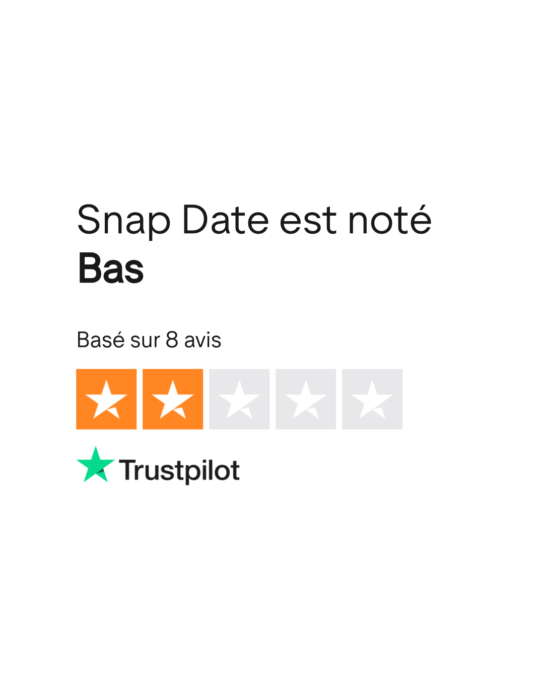 Avis de Snap Date | Lisez les avis marchands de www.snap-date.com