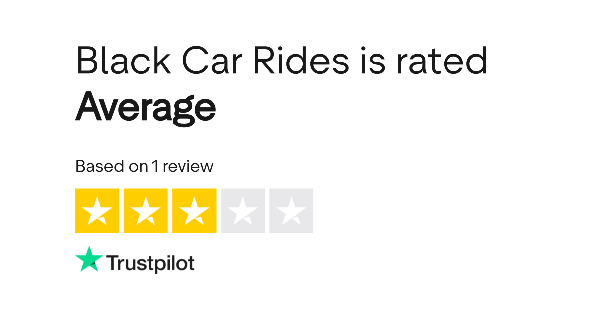 Black Car Rides Reviews | Read Customer Service Reviews of ...