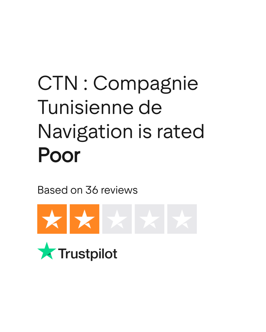 CTN : Compagnie Tunisienne de Navigation Reviews | Read Customer Service Reviews of www.ctn.com.tn