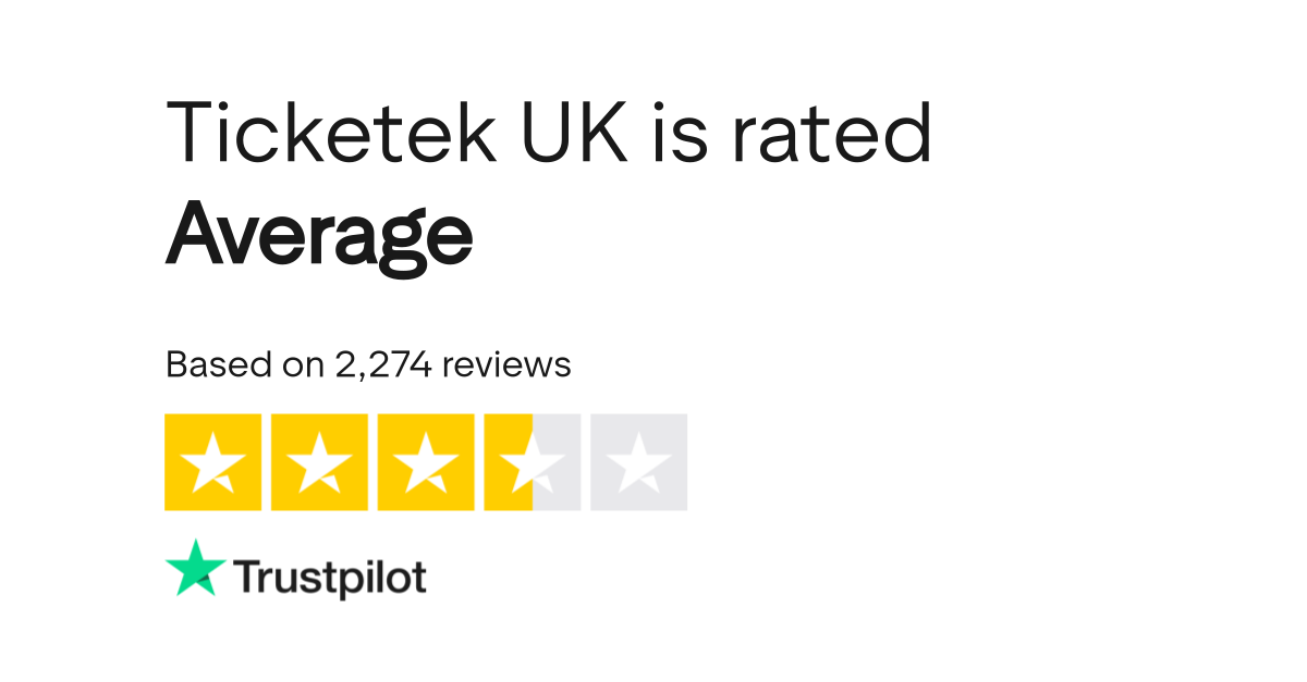 Ticketek UK Reviews | Read Customer Service Reviews of ticketek.co.uk