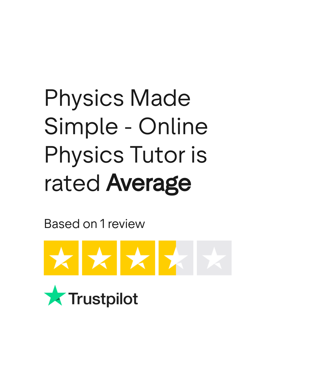 Physics Made Simple - Online Physics Tutor Reviews | Read Customer ...