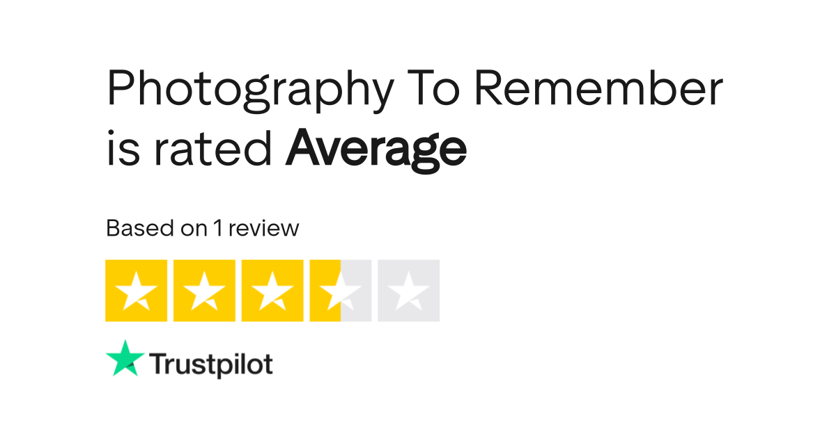 Photography To Remember Reviews | Read Customer Service Reviews of ...