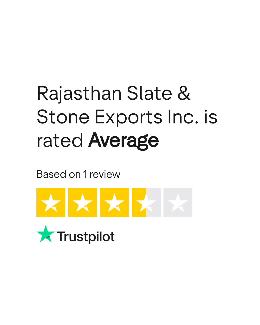 Rajasthan Slate & Stone Exports Inc. Reviews | Read Customer Service ...