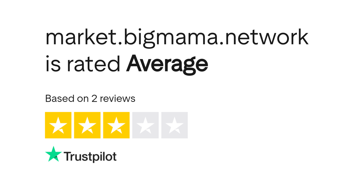 market.bigmama.network Reviews | Read Customer Service Reviews of ...