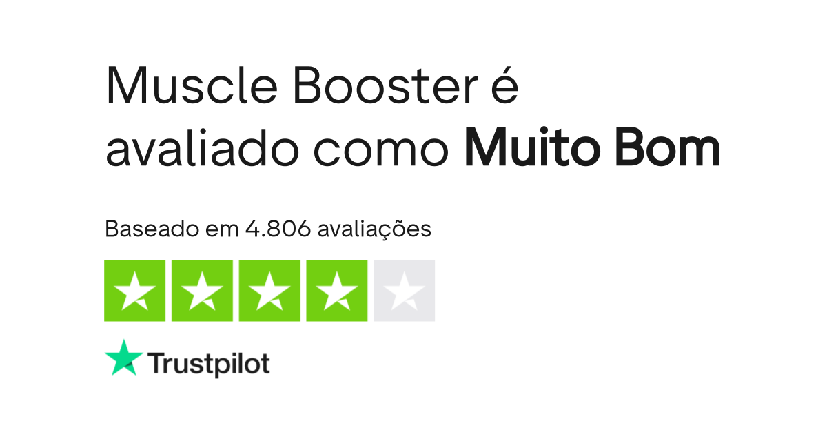 Avaliações sobre Muscle Booster | Leia as avaliações sobre o ...