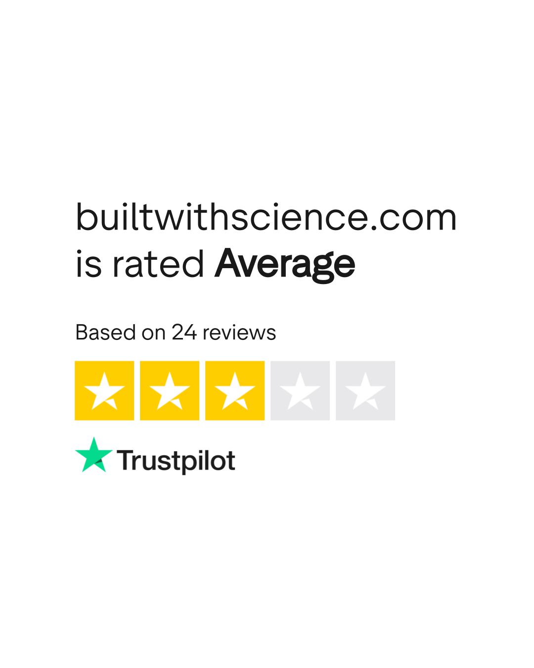 builtwithscience.com Reviews | Read Customer Service Reviews of builtwithscience.com
