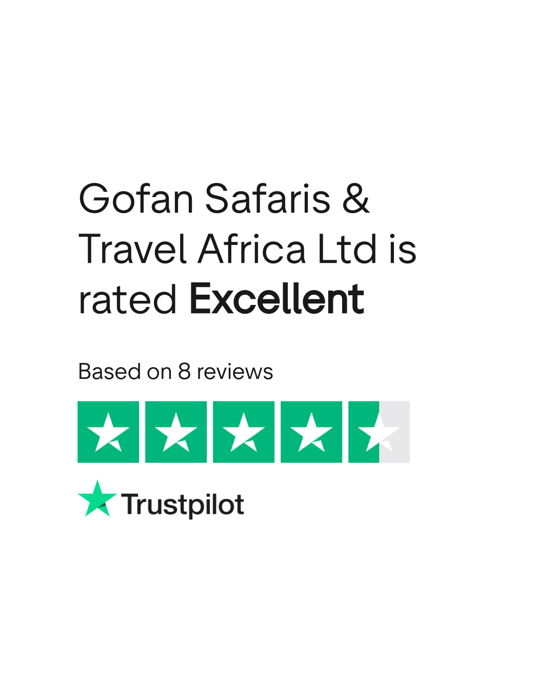 Gofan Safaris & Travel Africa Ltd Reviews | Read Customer Service ...