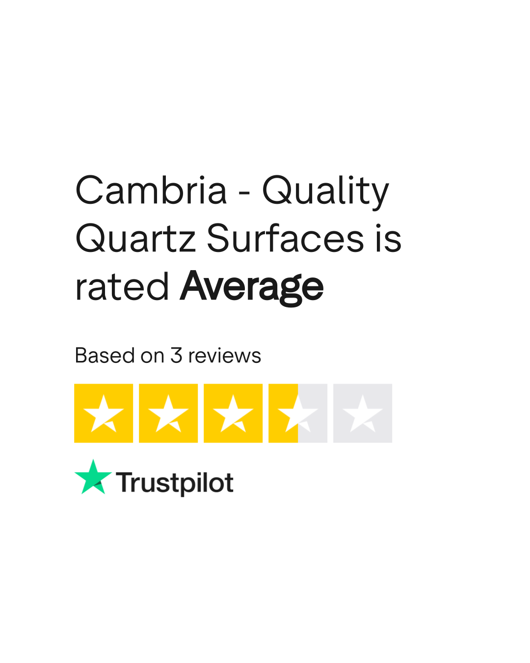 Cambria - Quality Quartz Surfaces Reviews | Read Customer Service ...
