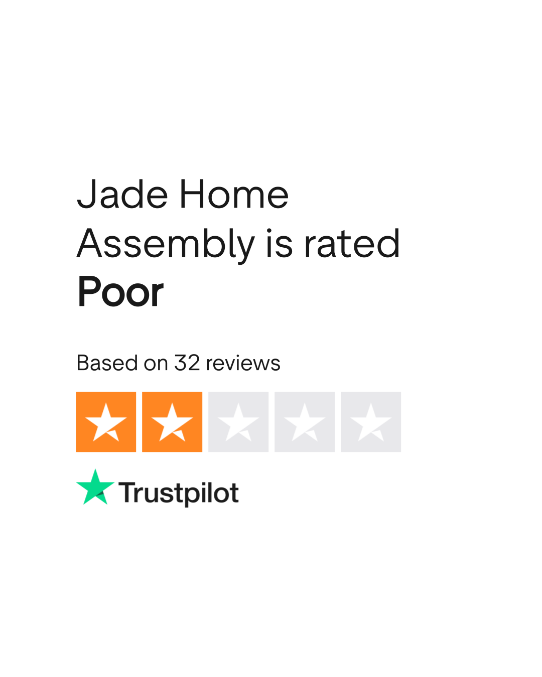 Jade Home Assembly Reviews | Read Customer Service Reviews of www ...