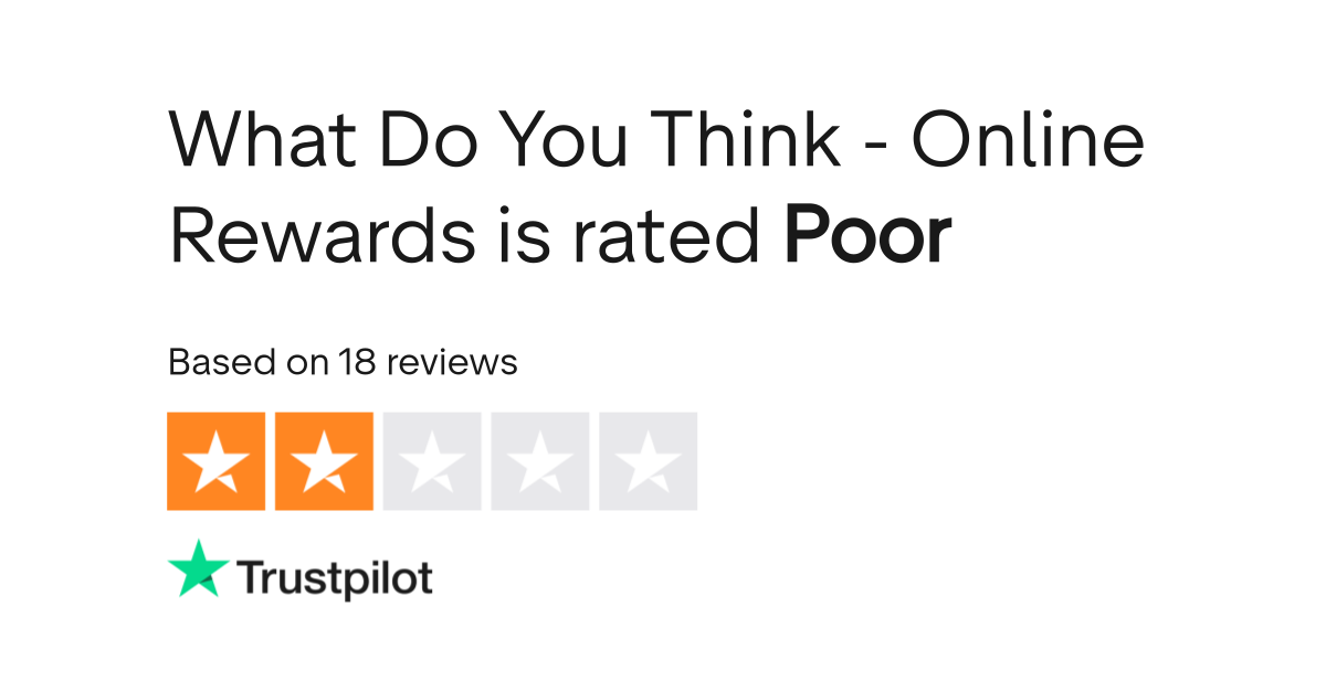 What Do You Think - Online Rewards Reviews | Read Customer Service ...