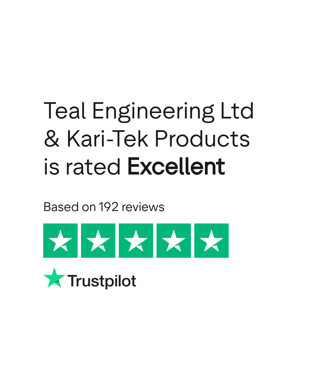 Teal Engineering Ltd & Kari-Tek Products Reviews | Read Customer ...