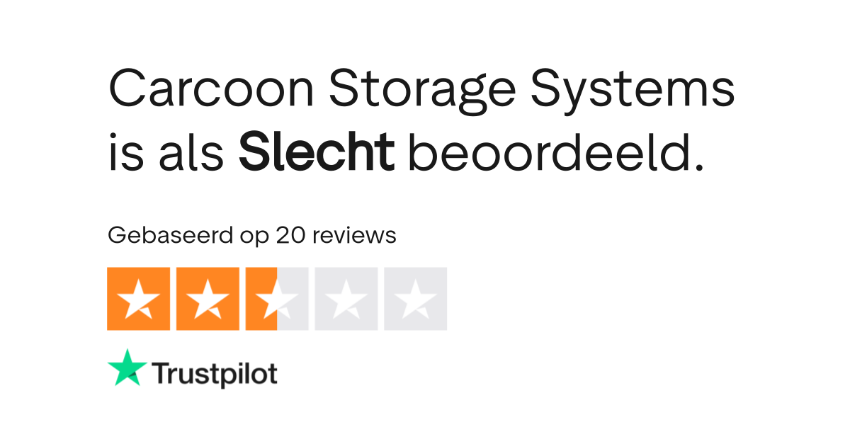 Carcoon Storage Systems reviews | Bekijk consumentenreviews over ...