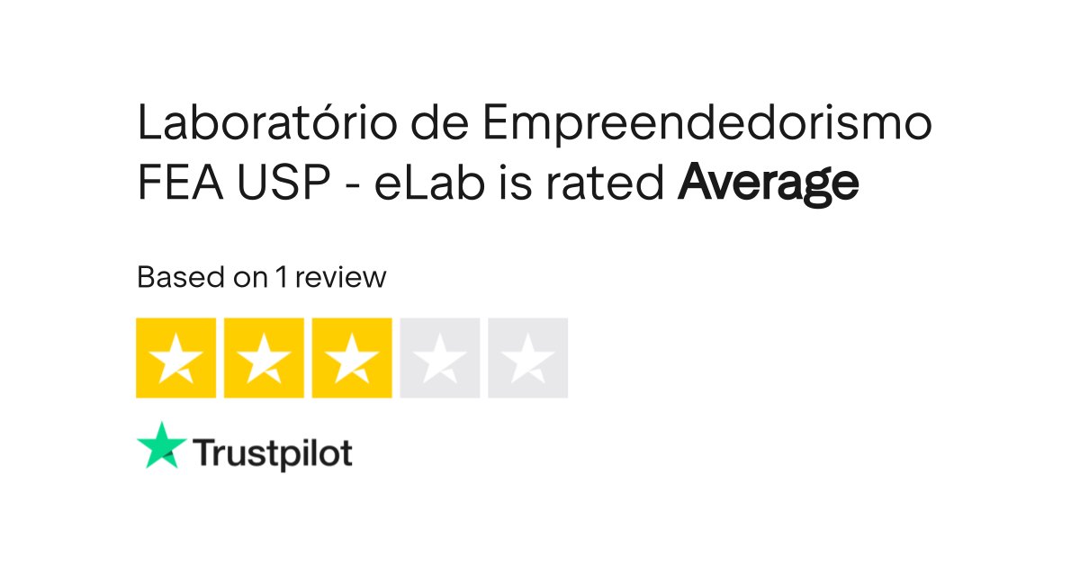Laboratório de Empreendedorismo FEA USP - eLab Reviews | Read Customer ...