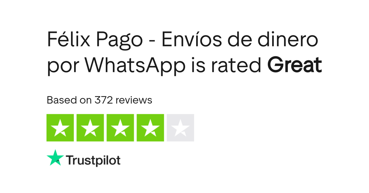 Félix Pago - Remesas por WhatsApp Reviews | Read Customer Service ...