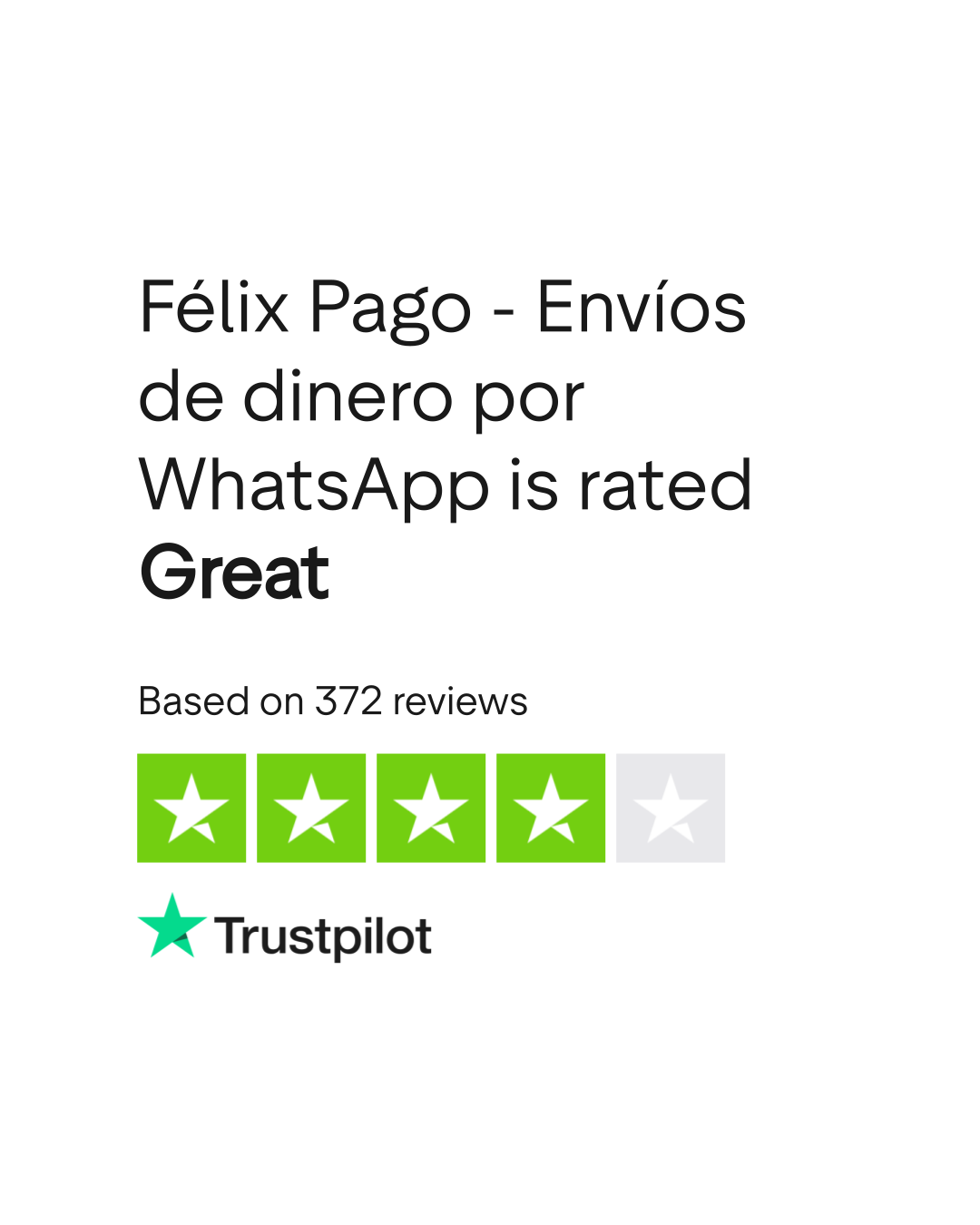 Félix Pago - Envíos de dinero por WhatsApp Reviews | Read Customer ...
