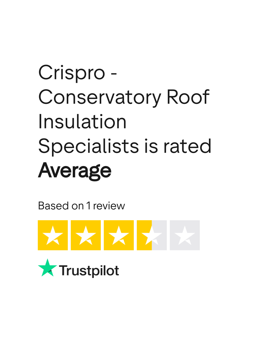 Crispro - Conservatory Roof Insulation Specialists Reviews | Read ...