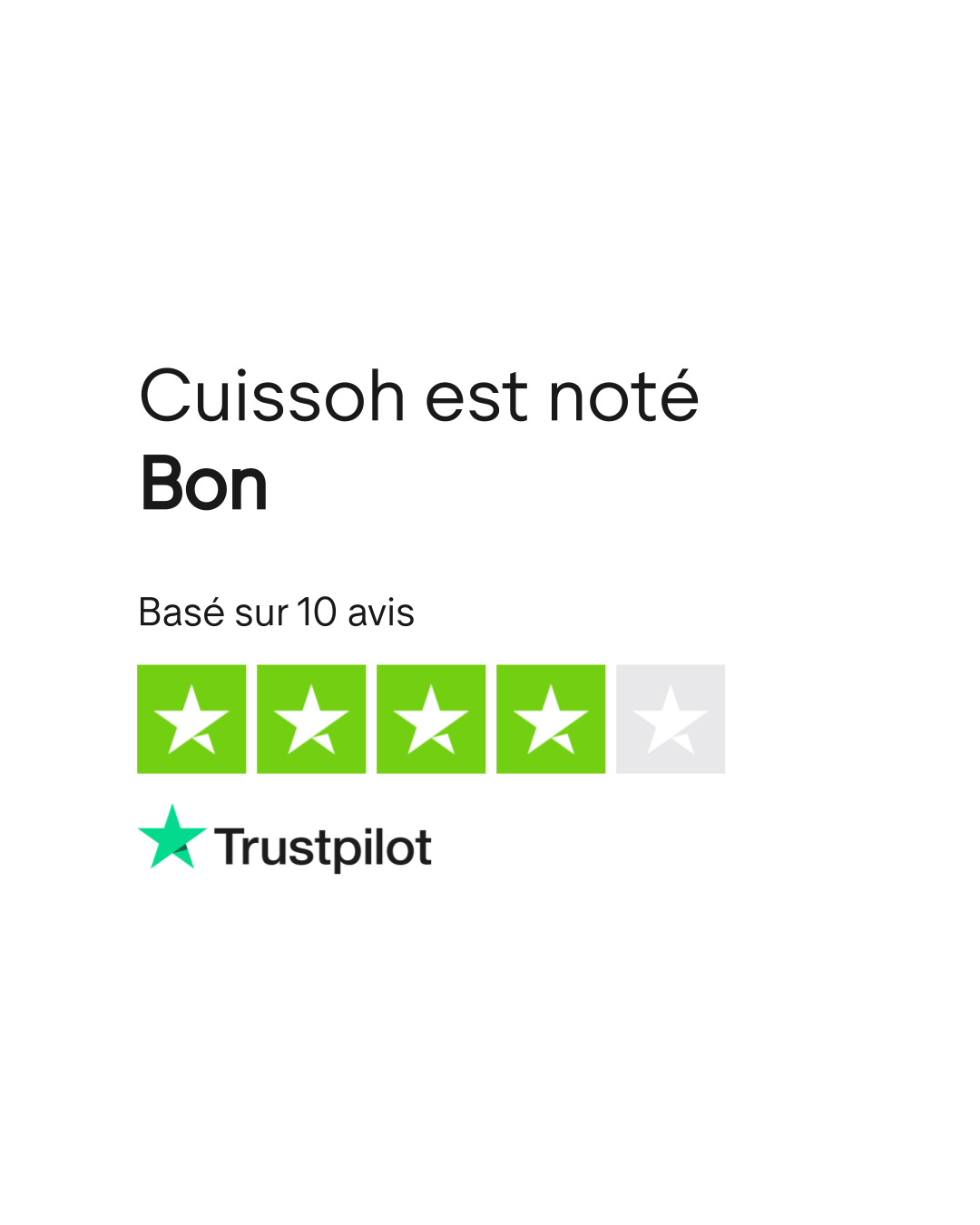 Avis de Cuissoh | Lisez les avis marchands de cuissoh.com