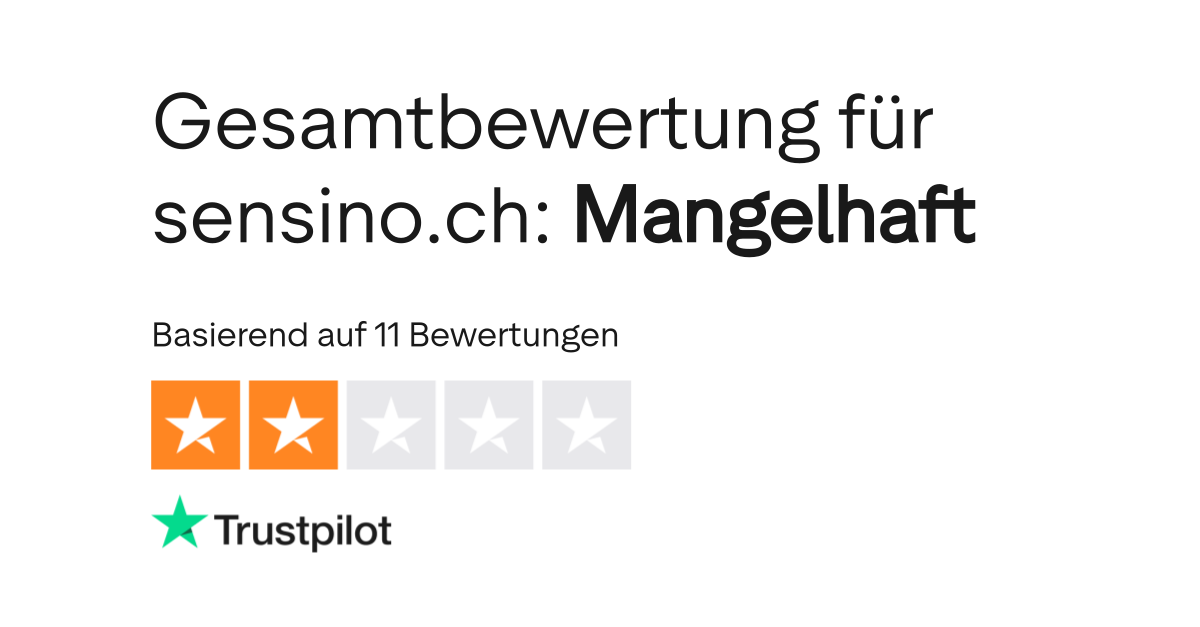 Bewertungen zu sensino.ch | Lesen Sie Kundenbewertungen zu sensino.ch