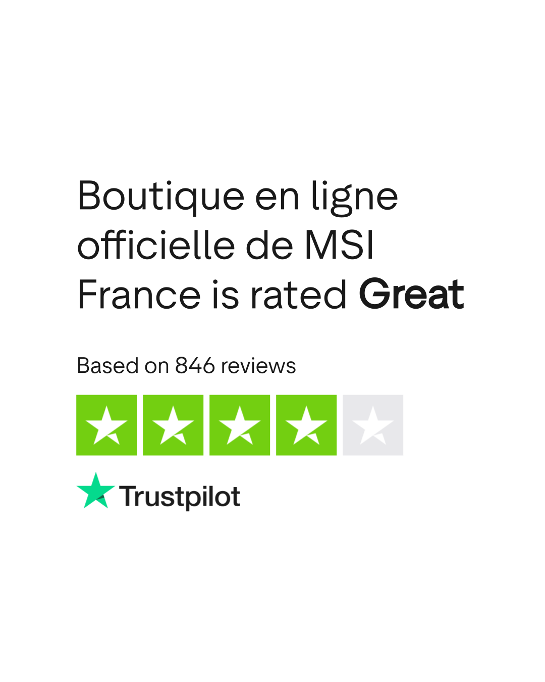 Boutique en ligne officielle de MSI France Reviews | Read Customer ...