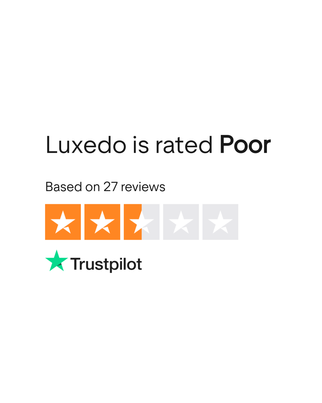 Luxedo Reviews | Read Customer Service Reviews of luxedo.com