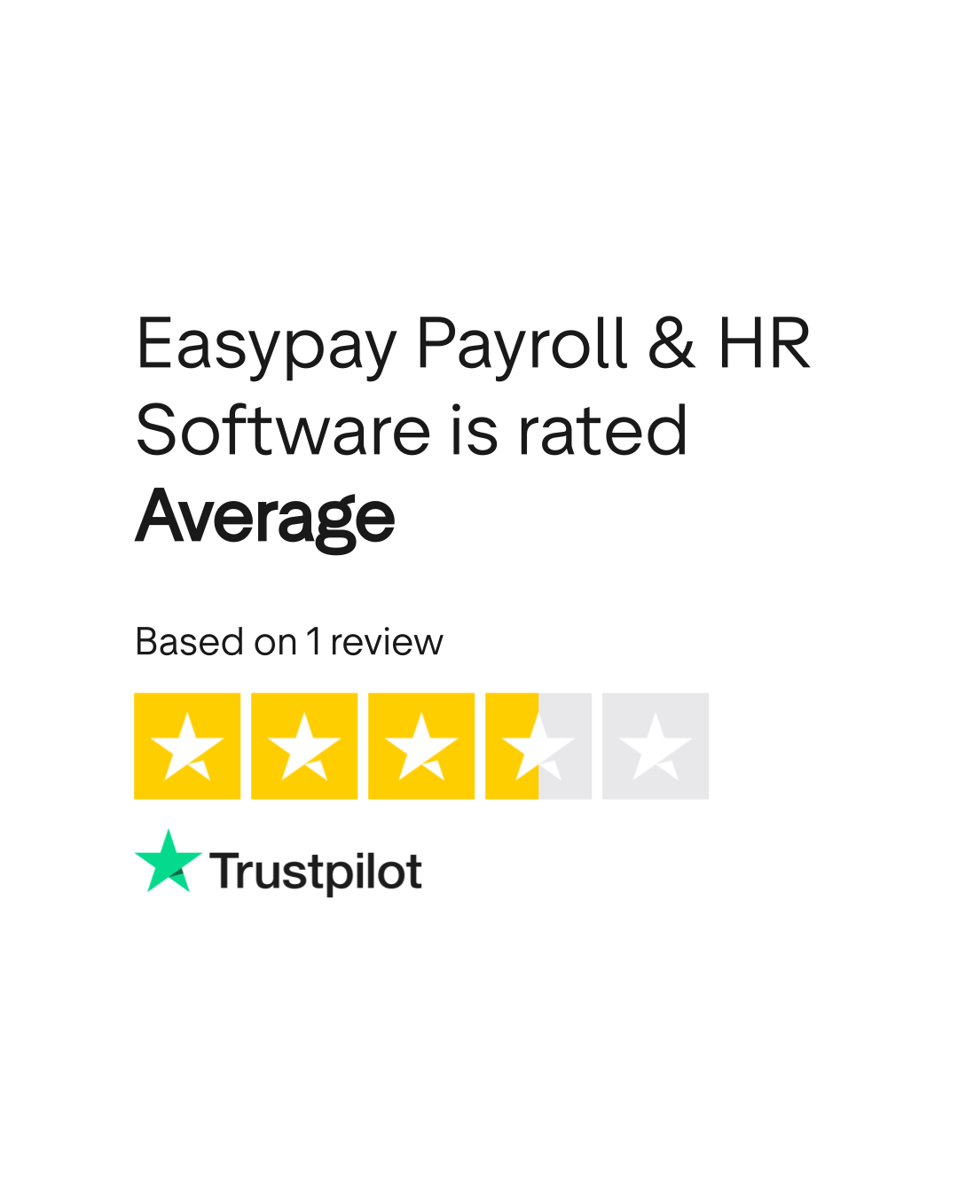 Easypay Payroll & HR Software Reviews | Read Customer Service Reviews ...