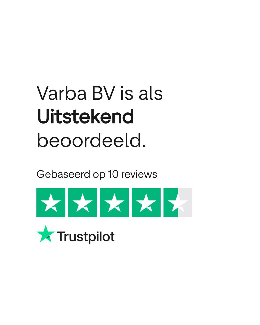 Varba BV reviews | Bekijk consumentenreviews over www.varba.nl