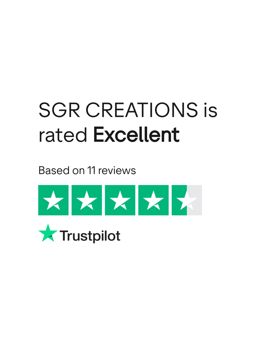 SGR CREATIONS Reviews | Read Customer Service Reviews of sgrcreations.com
