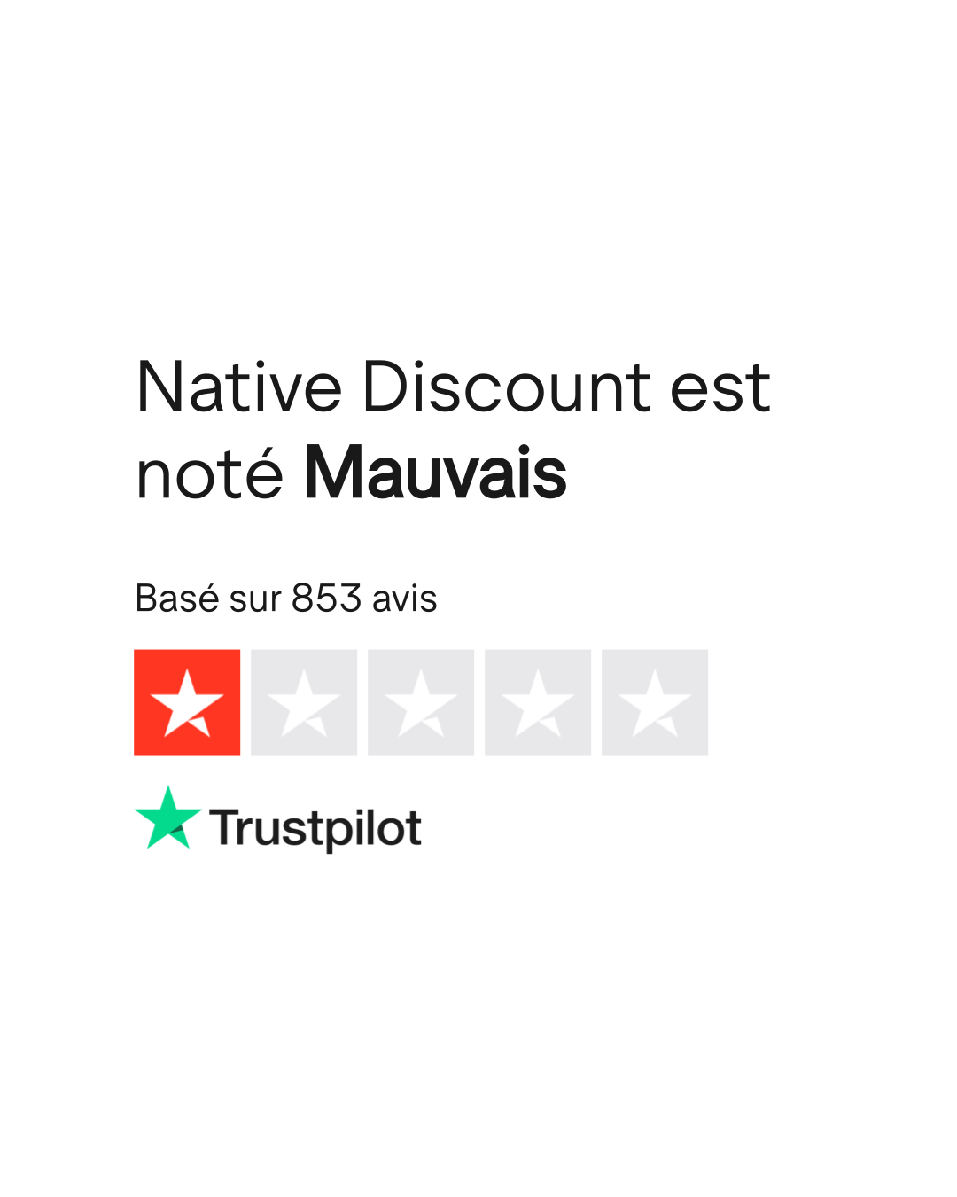 Avis de Native Discount | Lisez les avis marchands de nativediscount.com
