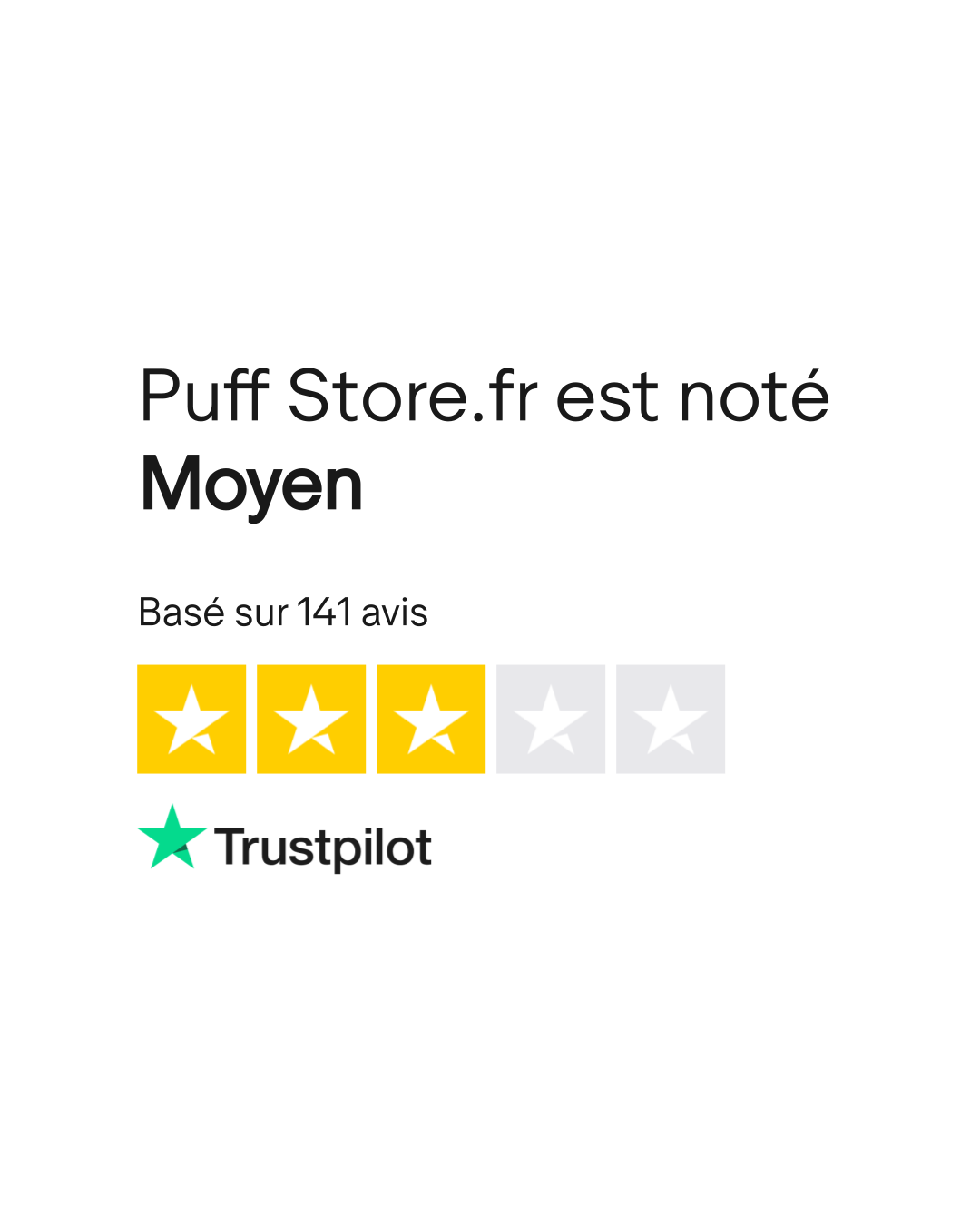 Avis de Puff Store.fr | Lisez les avis marchands de puff-store.fr