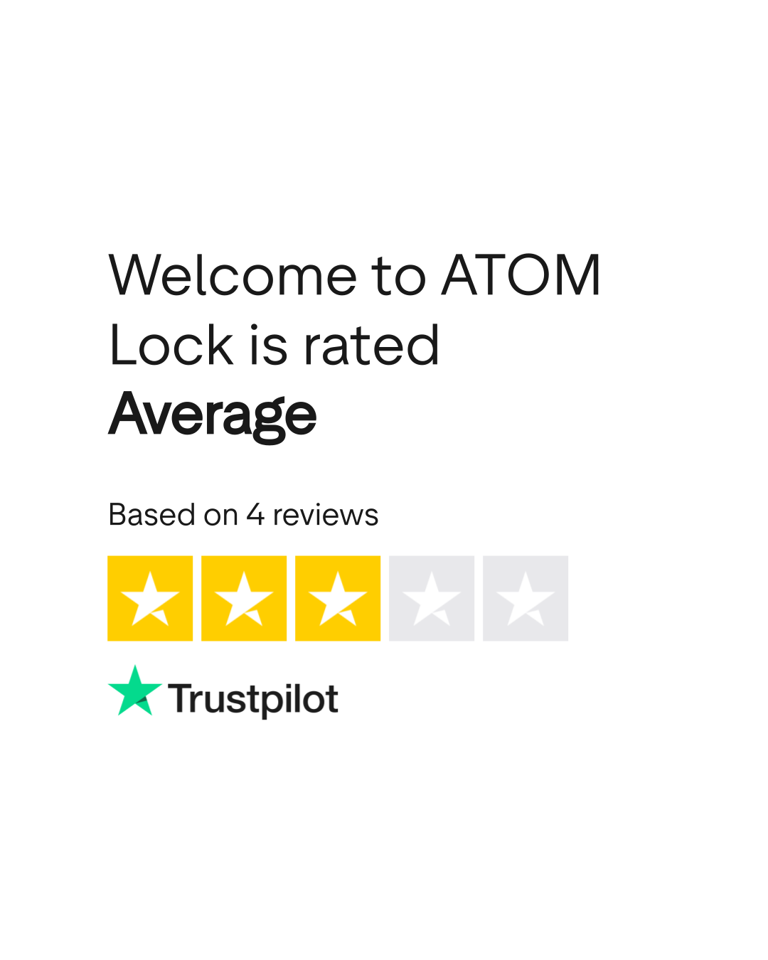Welcome to ATOM Lock Reviews | Read Customer Service Reviews of ...