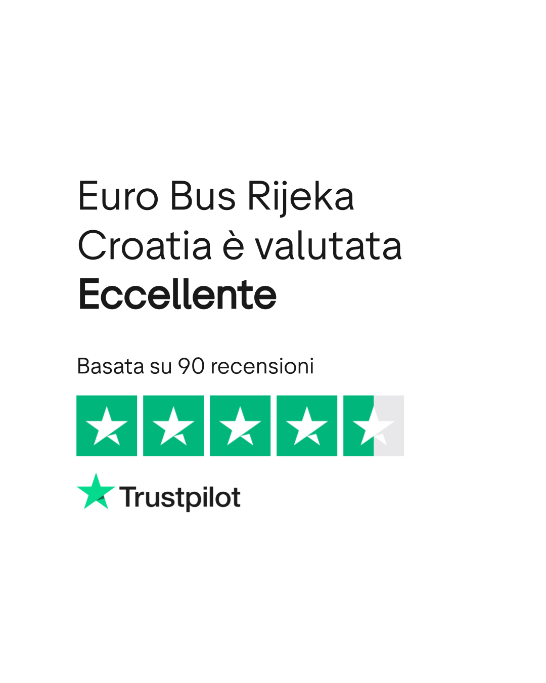 Euro Bus Rijeka Croatia | Leggi le recensioni dei servizi di eurobus.hr