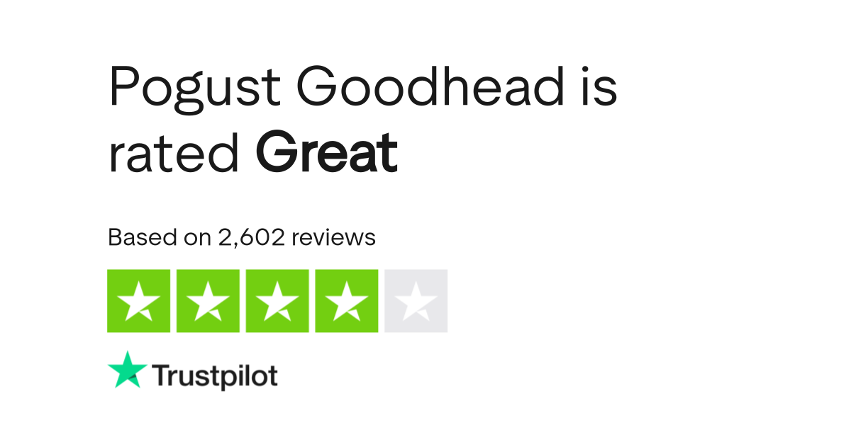 Pogust Goodhead Reviews | Read Customer Service Reviews of pogustgoodhead.com