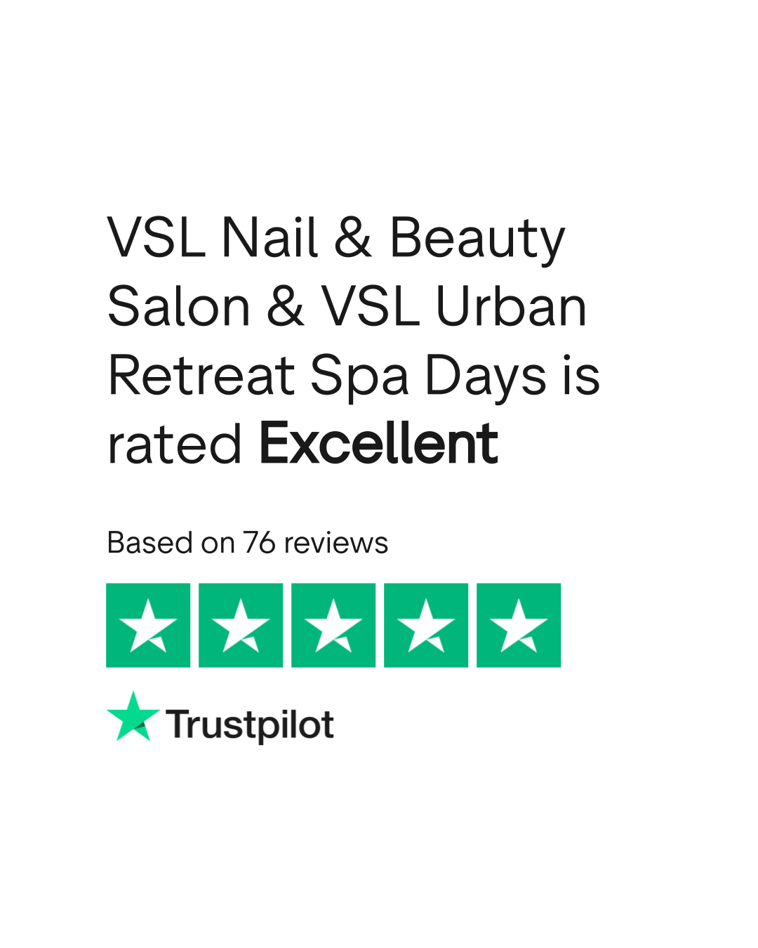 VSL Nail & Beauty Salon & VSL Urban Retreat Spa Days Reviews | Read ...