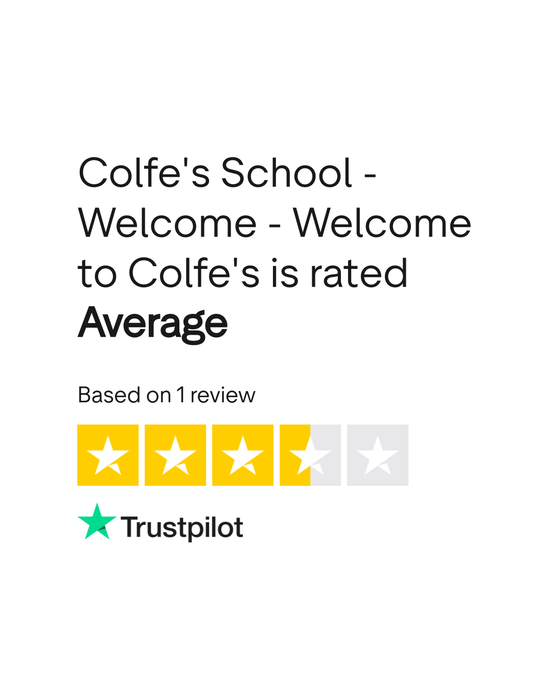 Colfe's School - Welcome - Welcome to Colfe's Reviews | Read Customer ...