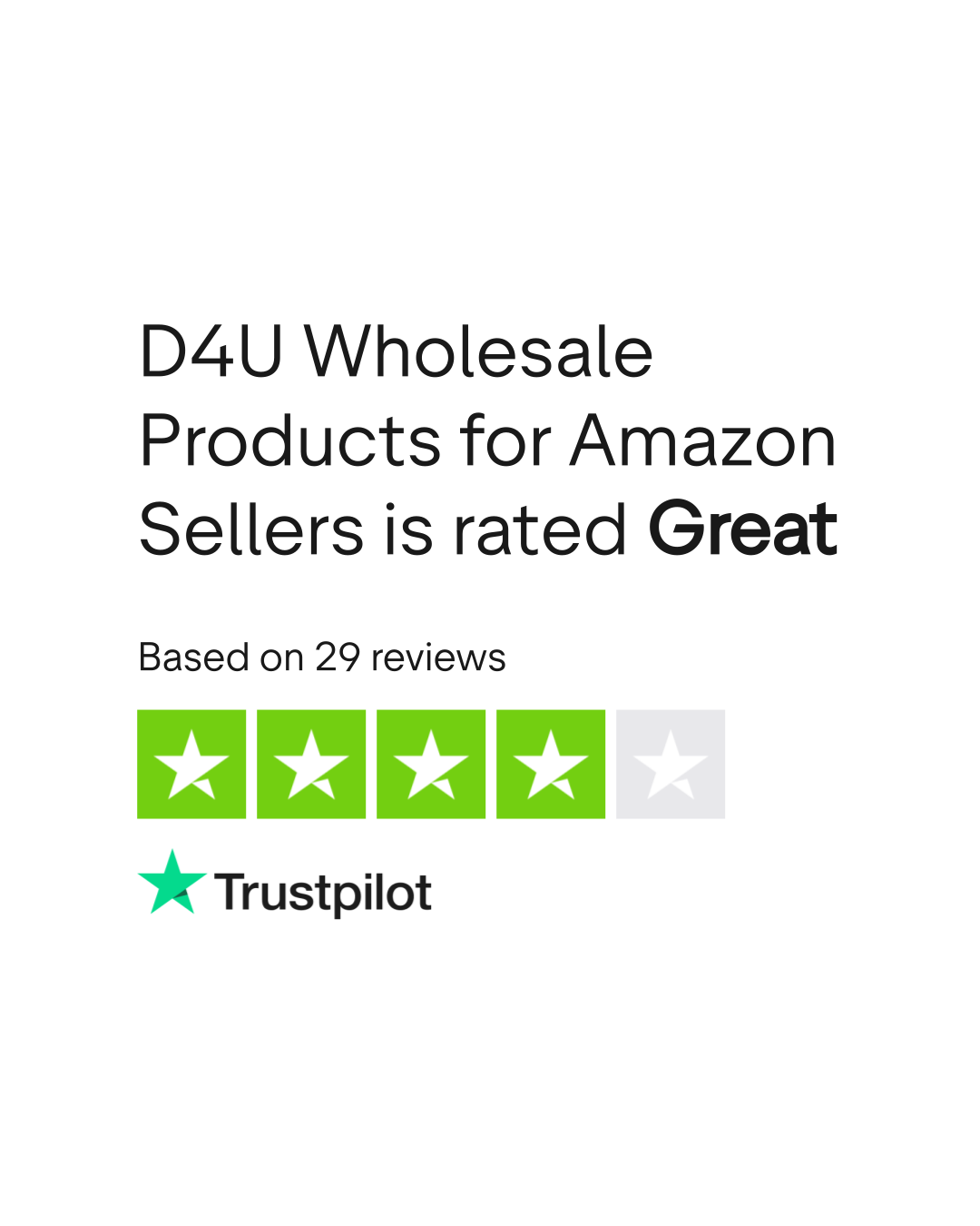 D4U Wholesale Products for Amazon Sellers Reviews | Read Customer ...