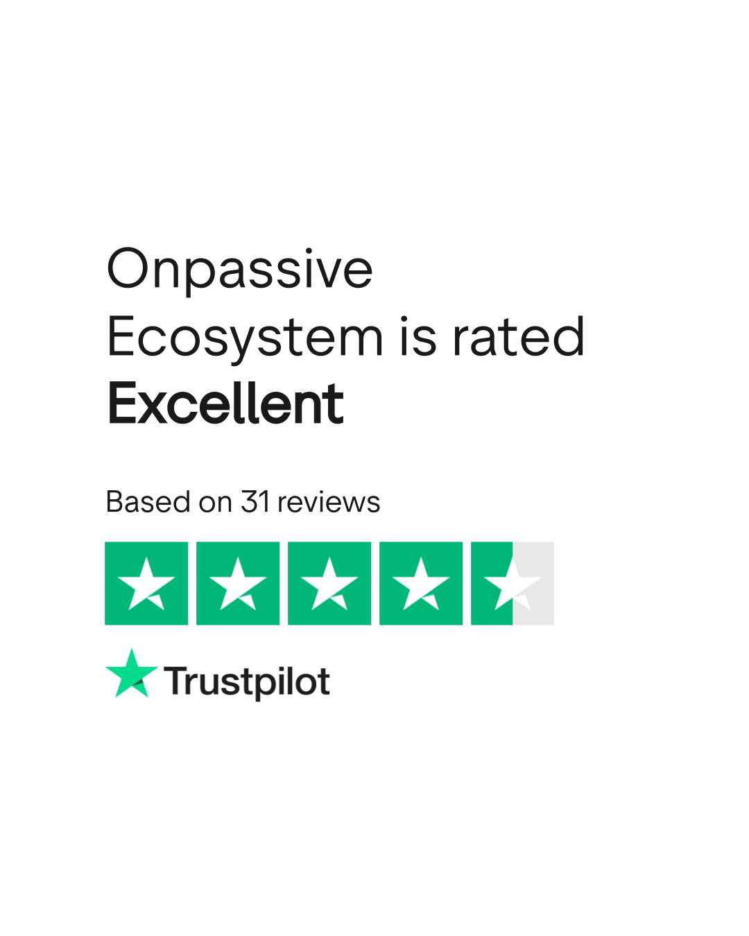 Onpassive Ecosystem Reviews | Read Customer Service Reviews of ...